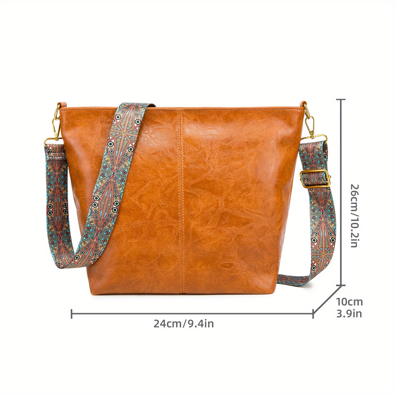 Simple Large Capacity Crossbody Bag Casual Multifunctional - Temu ...