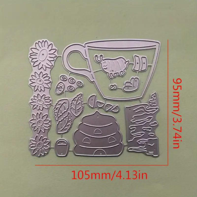 1pc Copa Abeja Flor Metal Corte Troqueles Troqueles Molde - Temu Mexico 1pc Copa Abeja Flor Metal Corte Troqueles Troqueles Molde - Temu Mexico