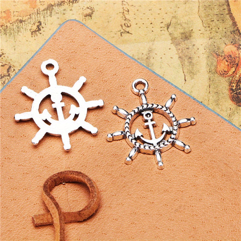 Bronze Antique Silvery Alloy Sailor Rudder Pirate Captain - Temu Ireland