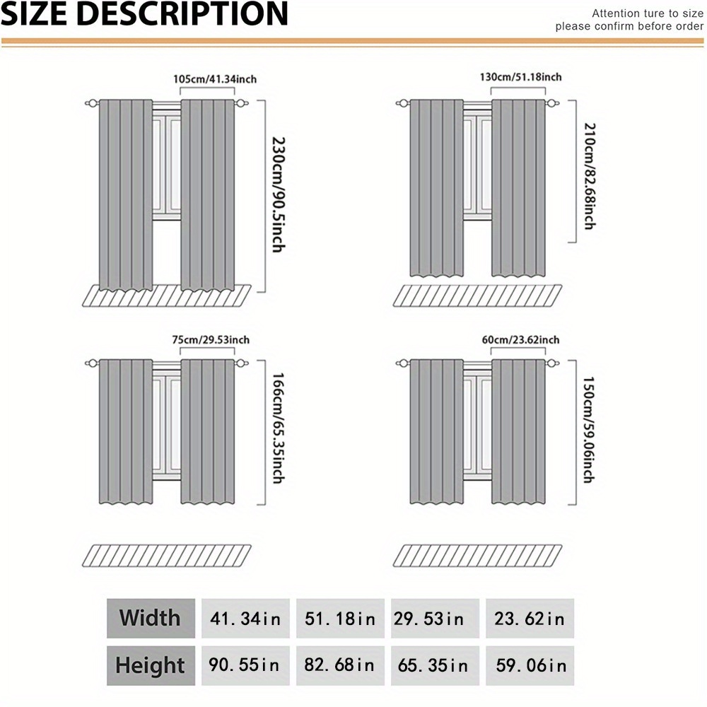 2 Panels Flower Pattern Window Curtains Bedroom Living Room - Temu