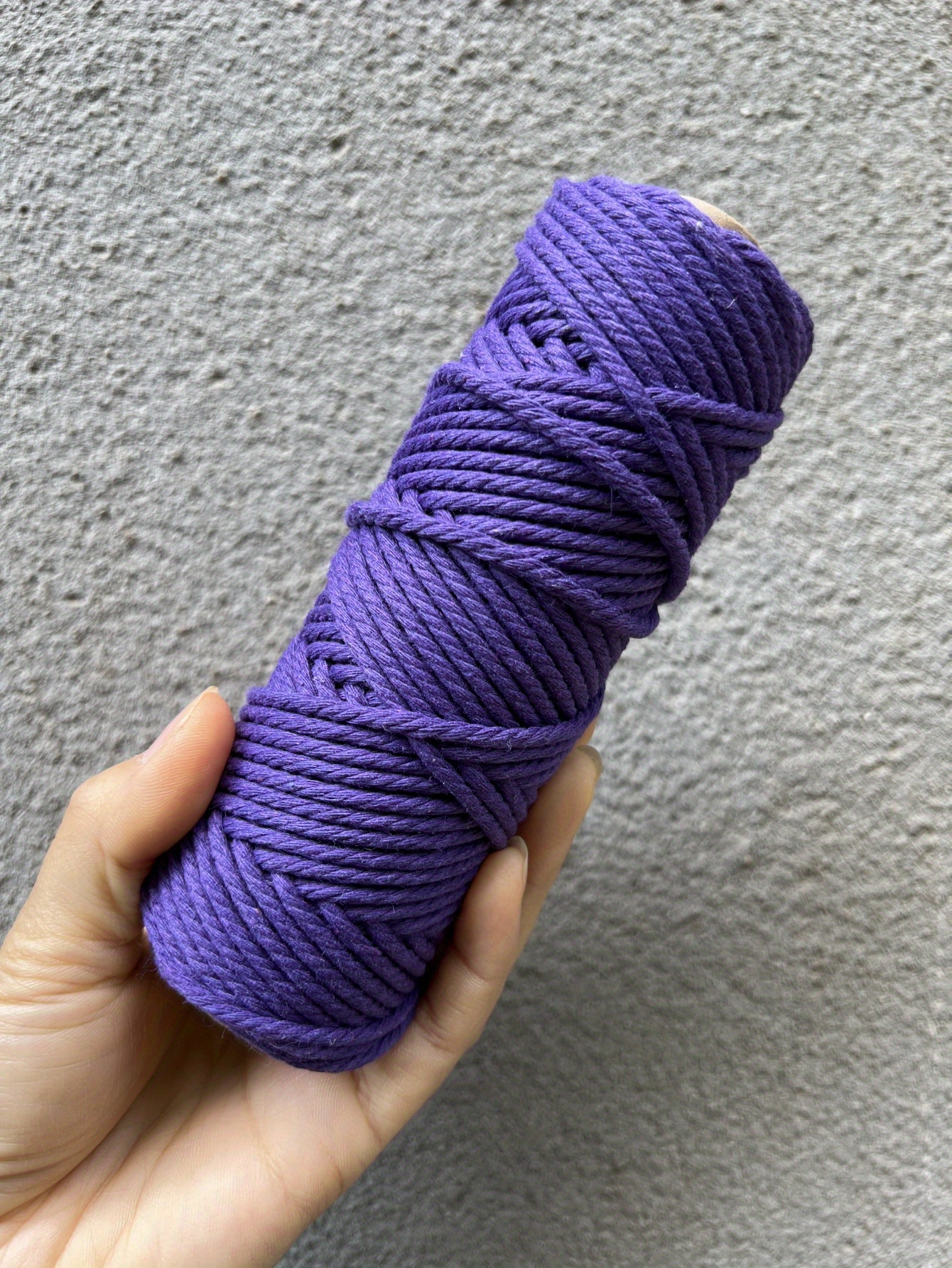 1roll 50m Length Diameter 3mm Handmade Woven Cotton Rope Tapestry Woven ...