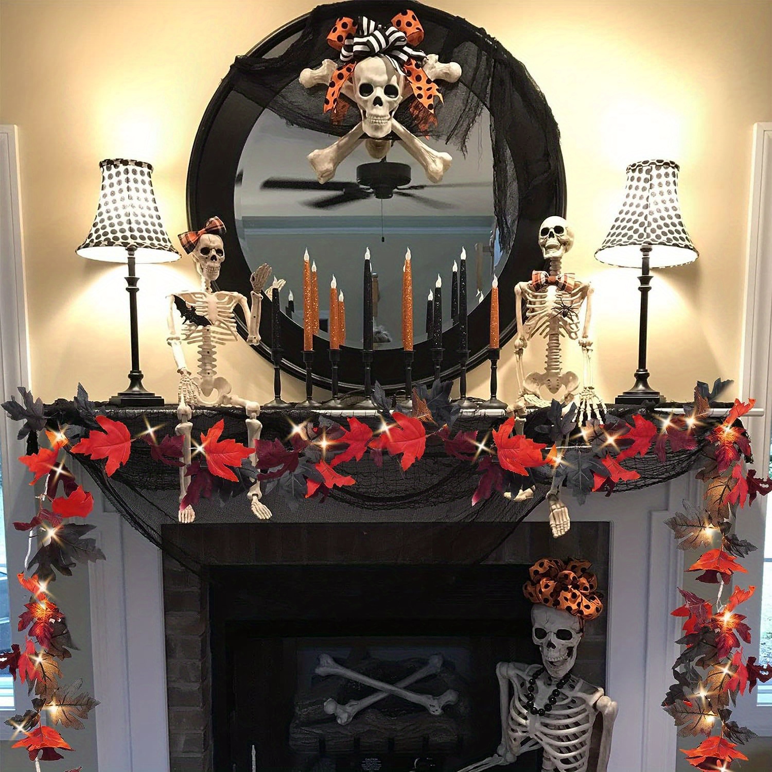 Fall Maple Leaf Garland Hanging Fall Leaves Vine Artificial - Temu Norway