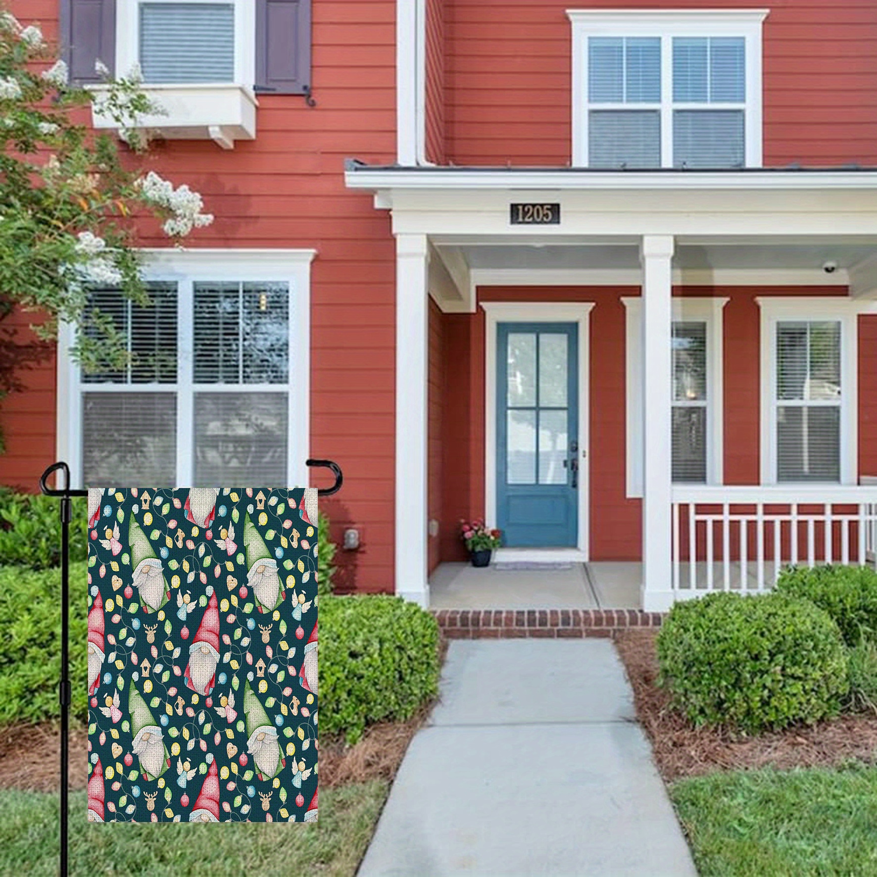 Halloween Welcome Garden Flag Linen Material Double sided - Temu New ...