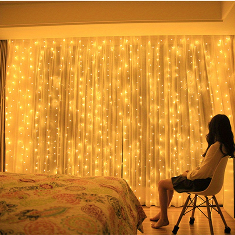 Led Curtain Lamp Usb Power Fairy Lights Garland Festoon - Temu United ...