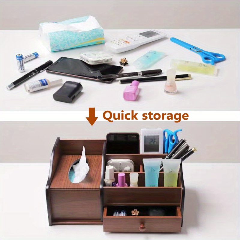 Decorate Your Desktop With This Multifunctional Wooden Desktop ...