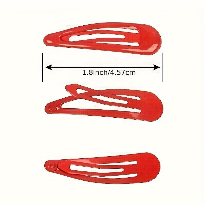 Water Drop Hair Clips Mach Snap Clips Y2k Solid Color Casual - Temu Canada