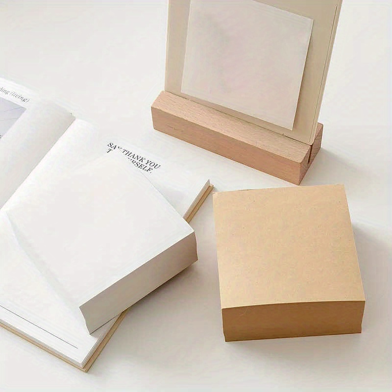 400 Pages Small Square Brick Super Thick Notepad Blank Draft - Temu ...