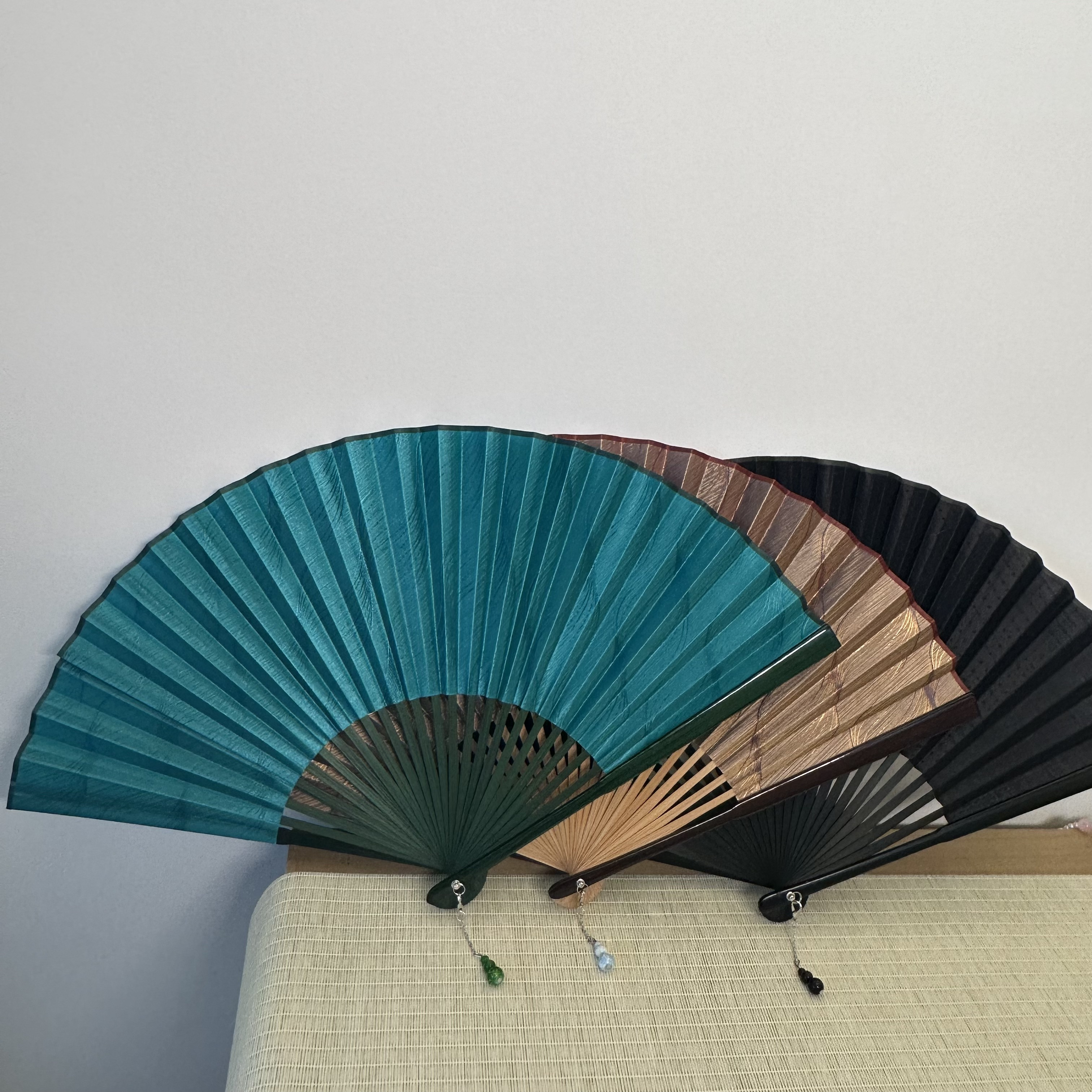 Decorative Folding Fans Folding Handheld Fans Solid Color - Temu