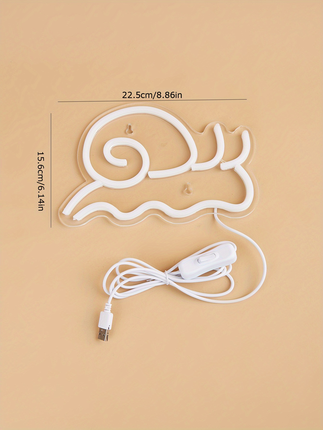 Snail Led Neon Sign Wall Table Decor Light Signs Usb Powered - Temu