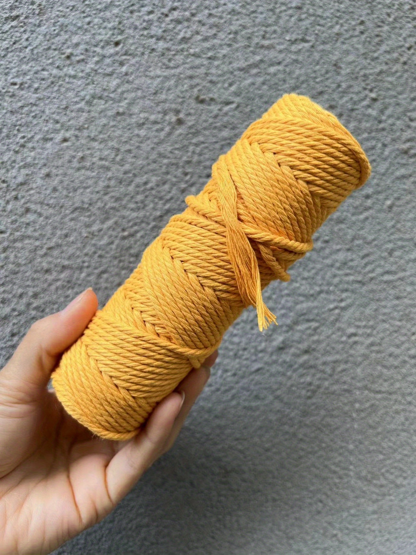 1roll 50m Length Diameter 3mm Handmade Woven Cotton Rope Tapestry Woven ...