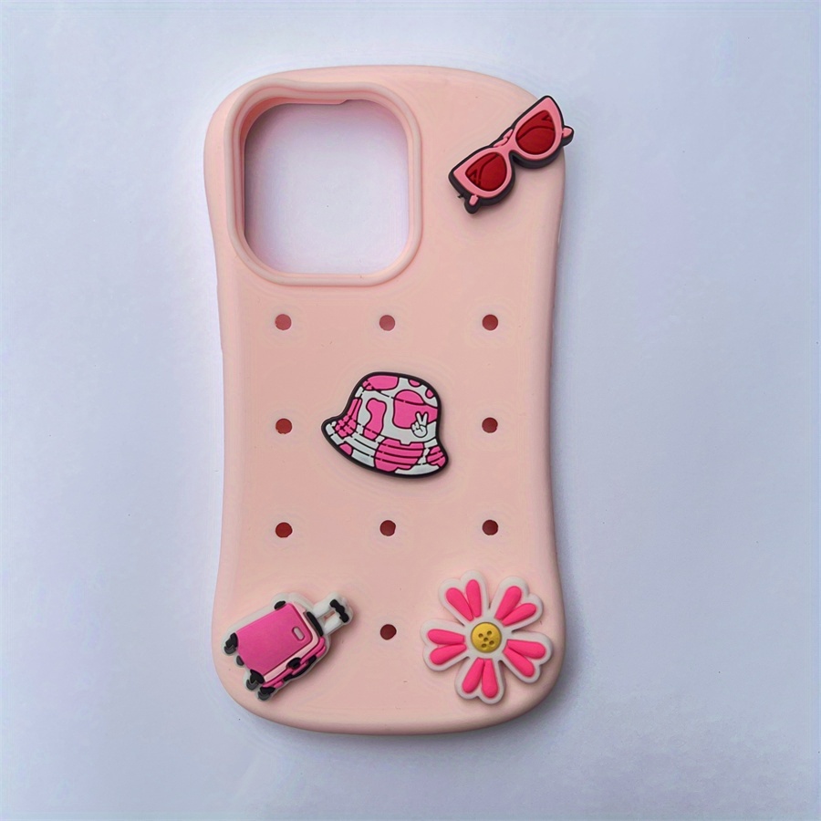 Diy Cream Glue Summer Beach Protective Case Iphone 14 13 12 - Temu ...