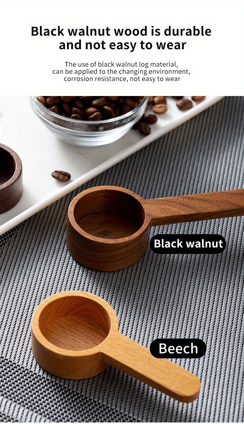 Walnut Wooden Dessert Spoon Tableware Coffee - Temu Ireland
