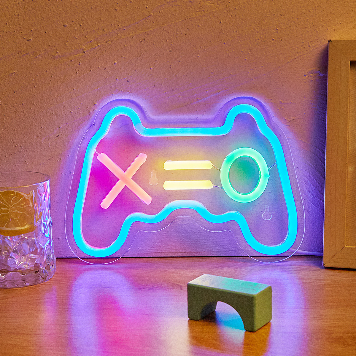 Game Pad Led Neon Sign Wall Table Decor Light Signs Usb - Temu Canada