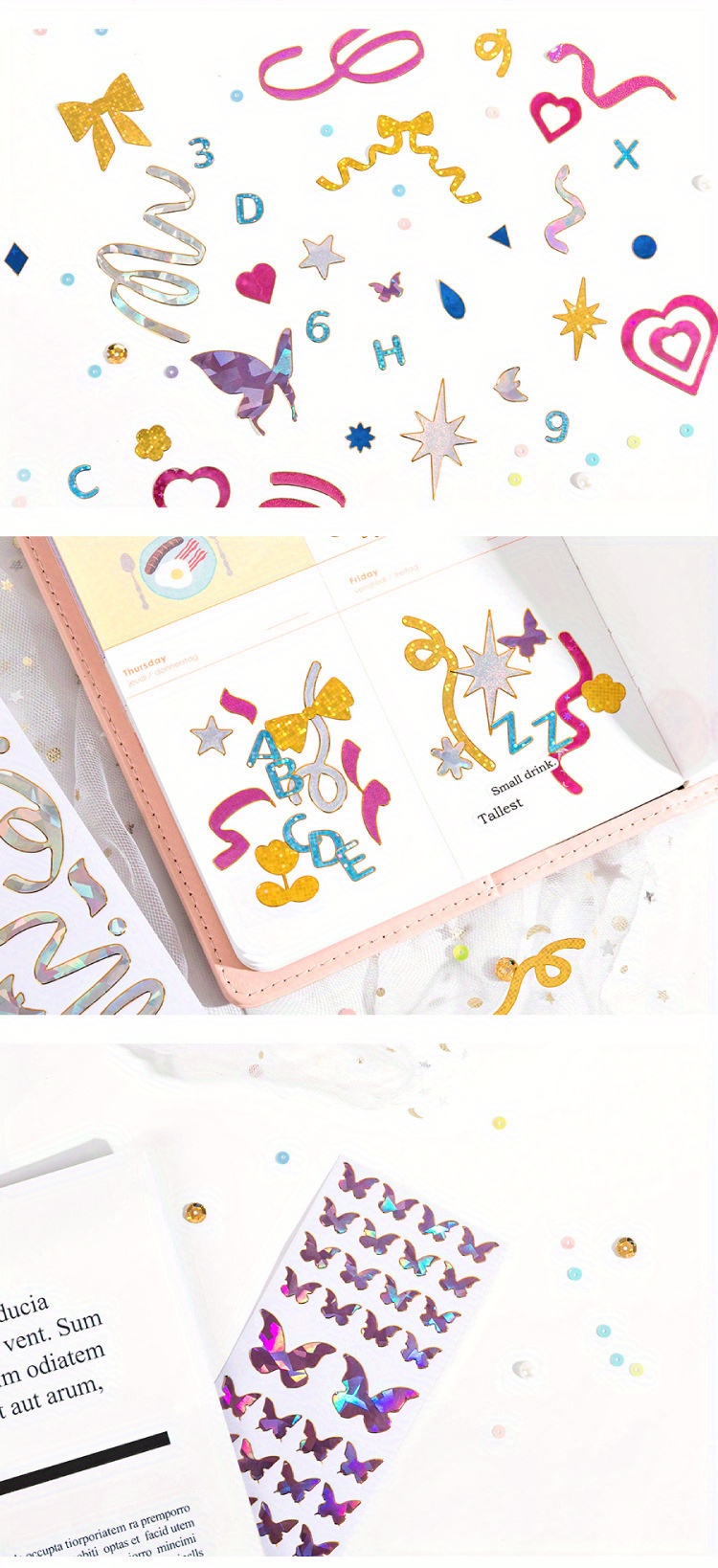 laser paper long packaging tape sequin - Temu Philippines