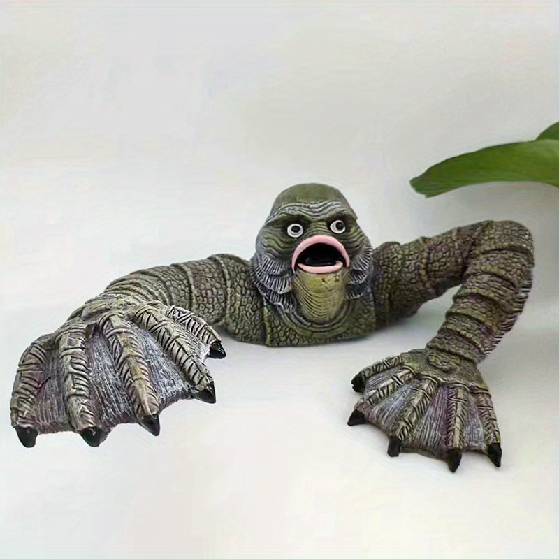 Lizard Man Sculpture Halloween Decor Statue Scene - Temu