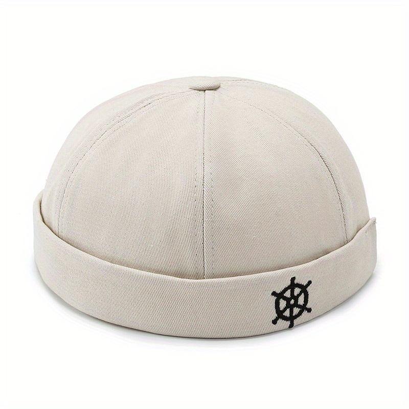 embroidery docker cap unisex beanie solid color - Temu United Kingdom