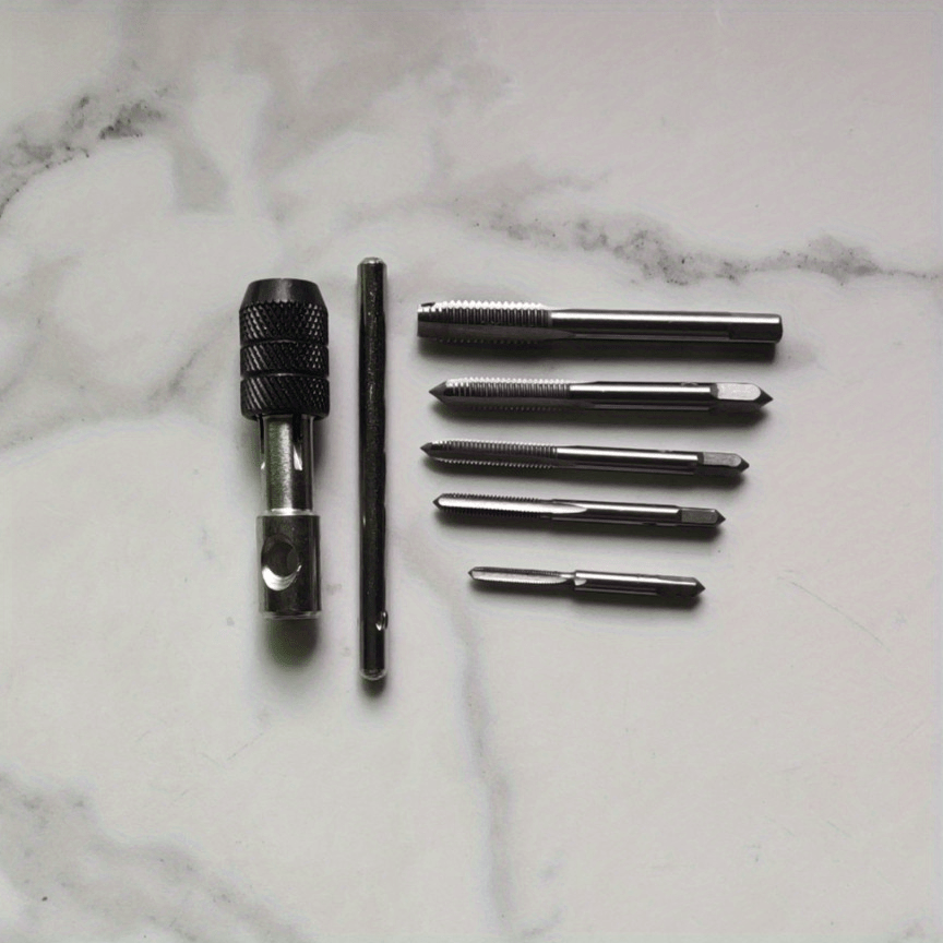 Complete Hand Tap Tapping Set Thread Repairer Drill Bit - Temu