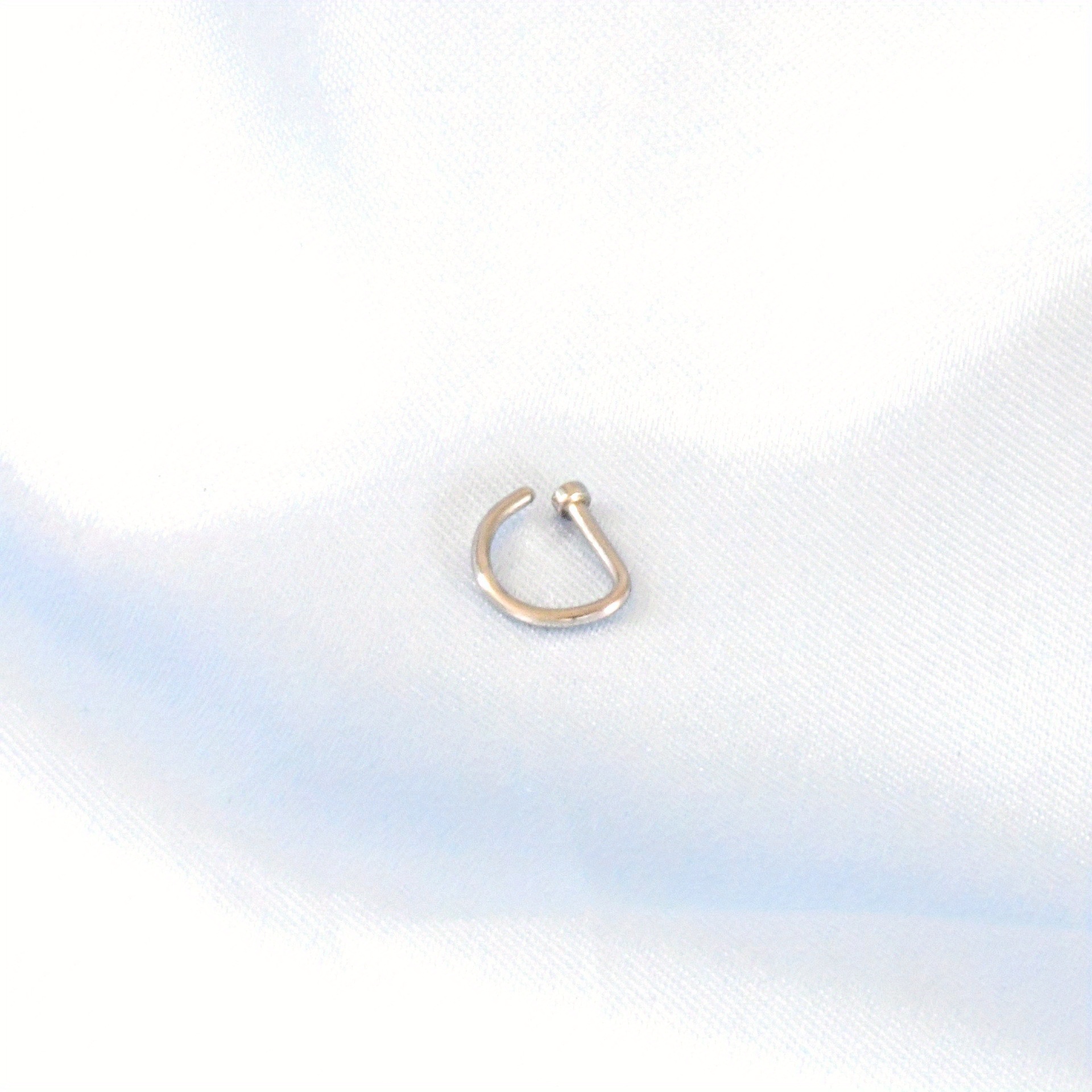 Men's Simple D shaped Nose Ring Hip hop Stainless Steel Nose - Temu ...