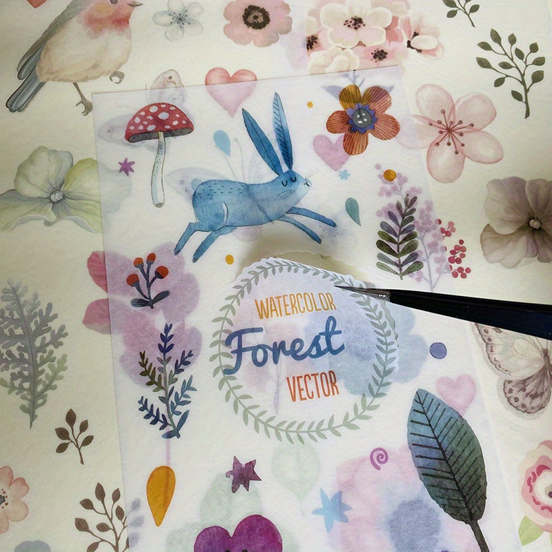 Extra Large Stickers Leaves Flower Materials Sketchbooks - Temu Australia