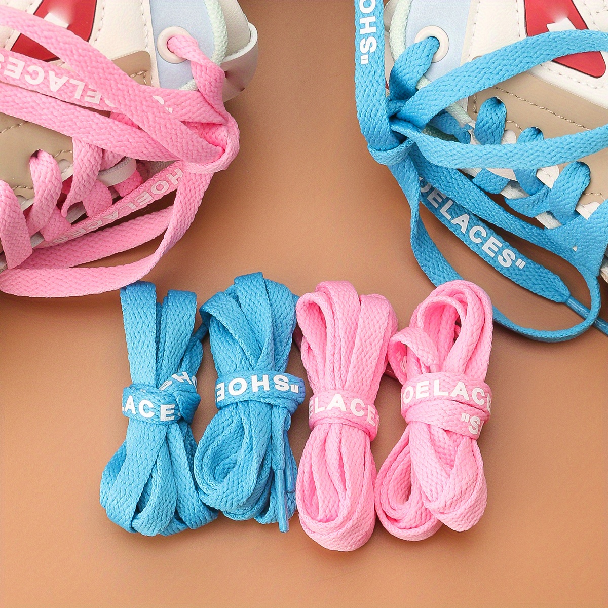 Fashionable Color Laces Printed Flat Canvas Laces Casual - Temu Ireland