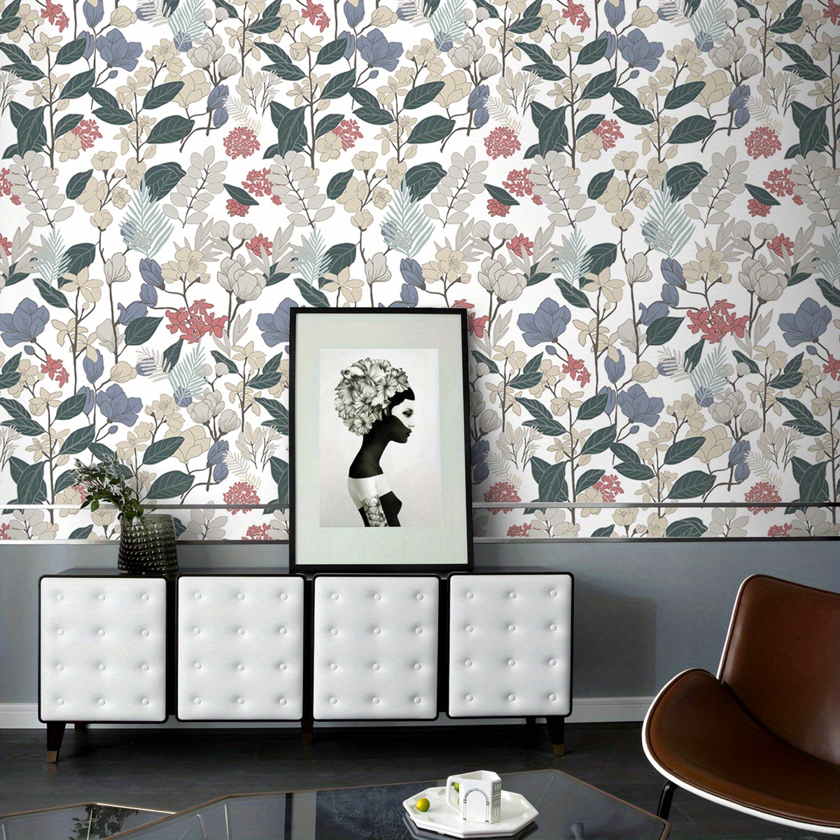 Self adhesive Wallpaper Floral Self adhesive Contact Paper - Temu New ...