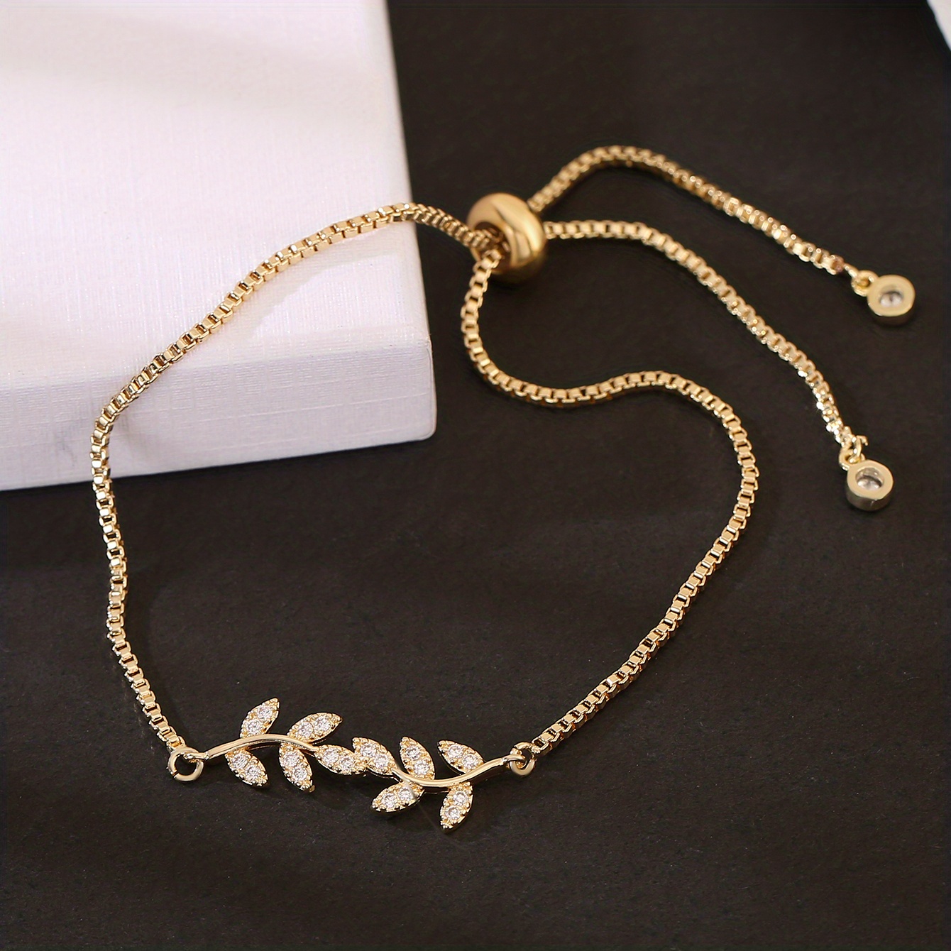 Luxury Temperament Geometric Adjustable Chain Bracelet - Temu United ...
