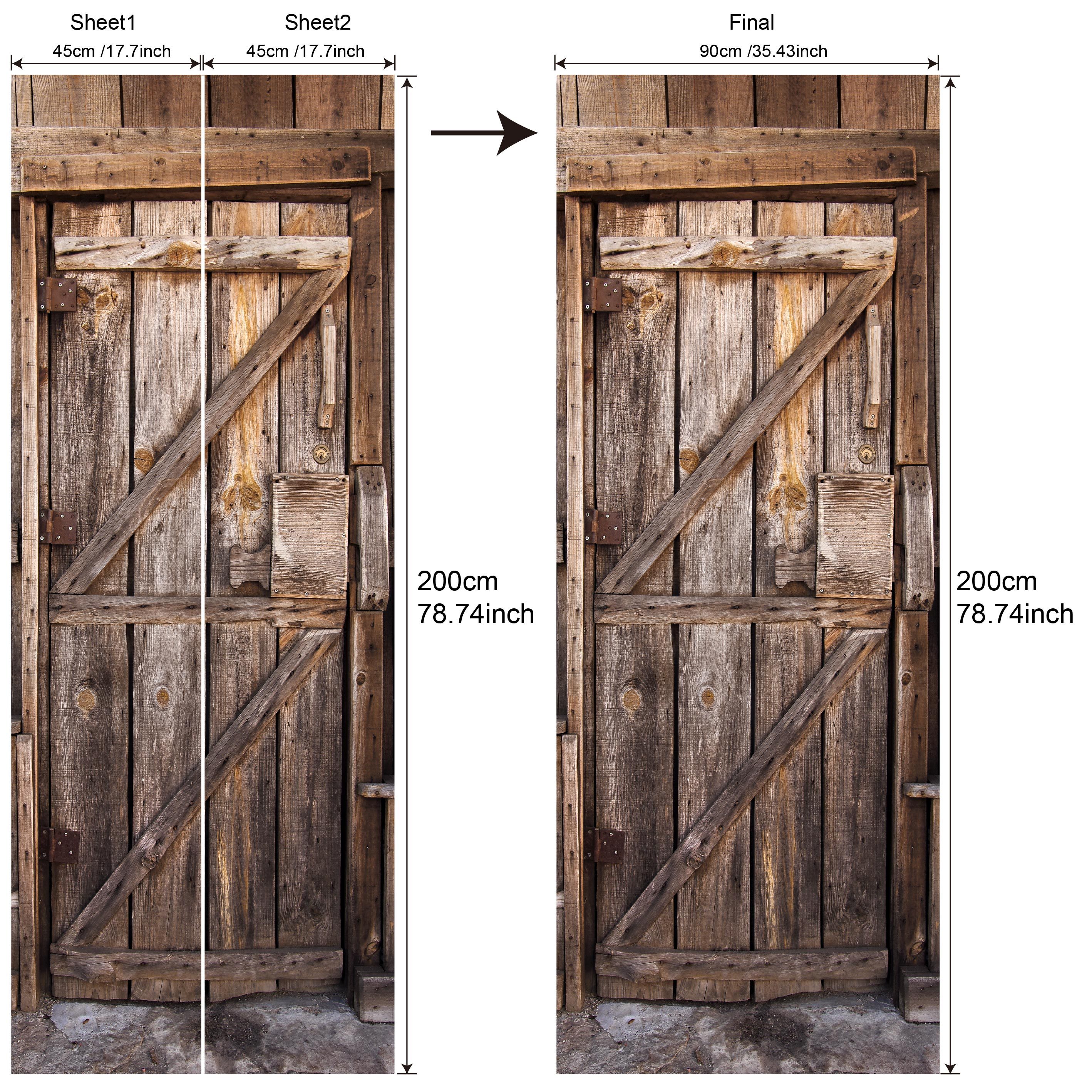 American Style Simulation Dilapidated Wooden Door Landscape - Temu Portugal