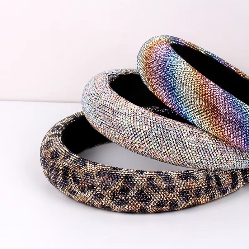 full padded headbands crystal headband - Temu Canada