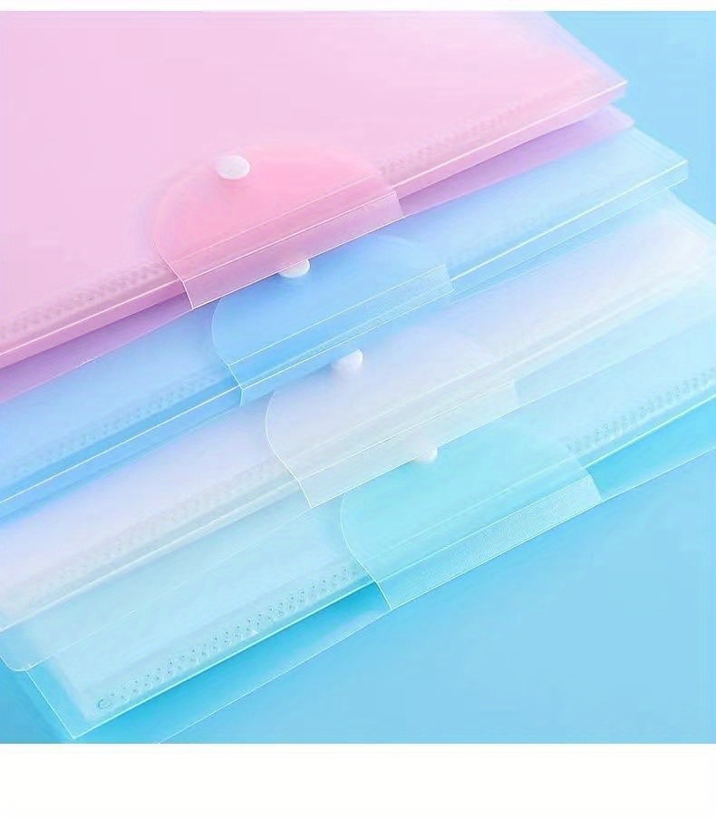 1pc A3 검사지 클립 학생 멀티 레이어 투명 삽입 데이터 북 문구 보관 및 정리 파일 포켓 시험지 클립 사무용품and학용품