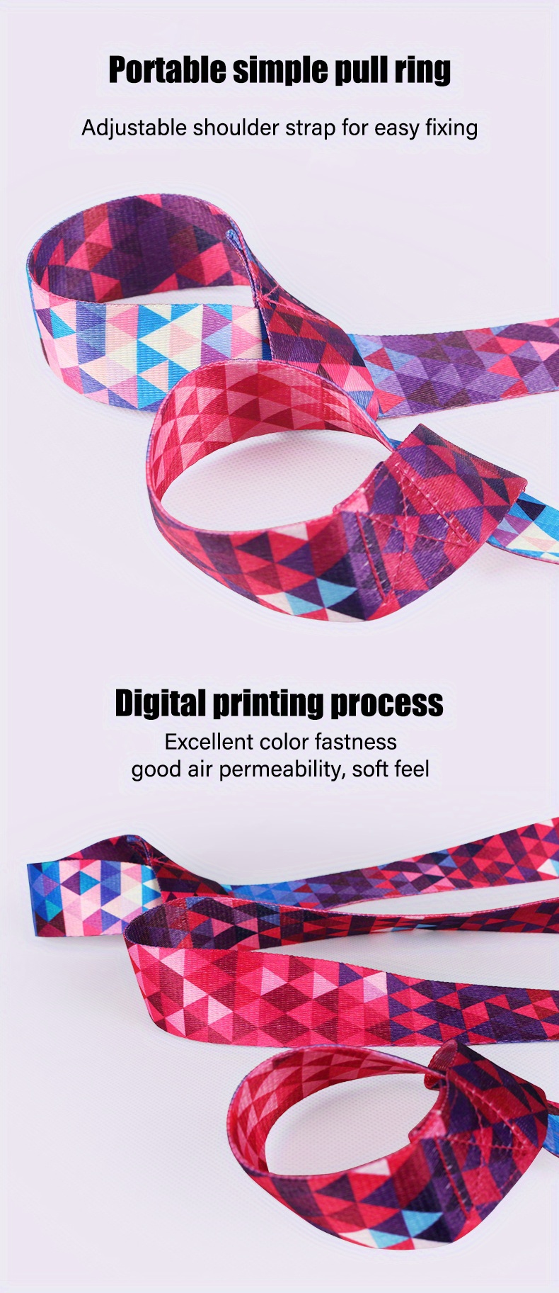 Colorful Yoga Mat Storage Shoulder Belt Adjustable Exercise - Temu ...