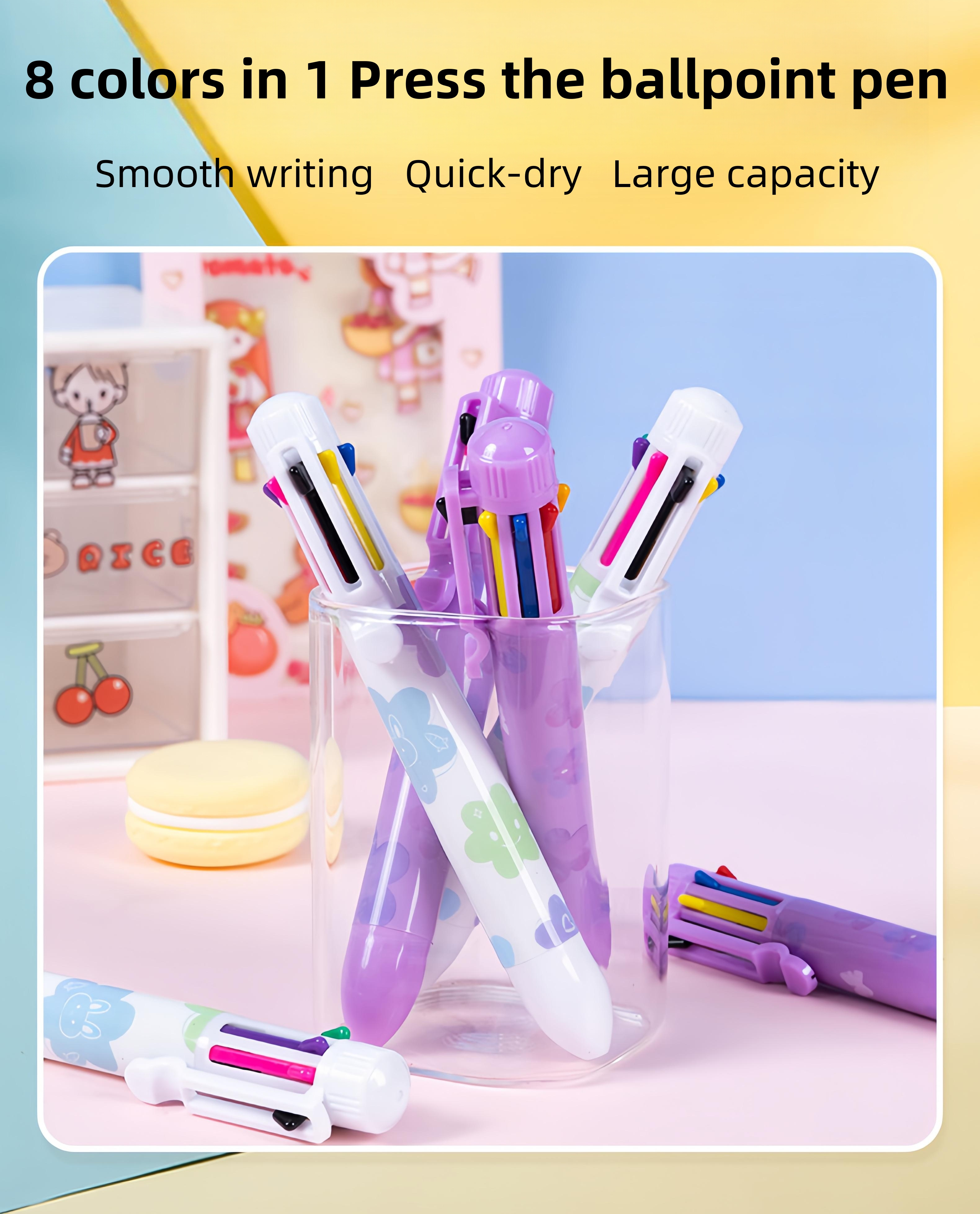 Eight color in type Ballpoint Pen Cartoon Flower - Temu Canada