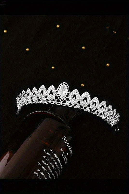 Rhinestone Tiara Crystal Princess Crown Girls Queen Tiara - Temu