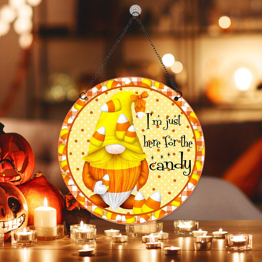 Halloween Acrylic Window Hangers Came Get Candy Home Decor - Temu ...