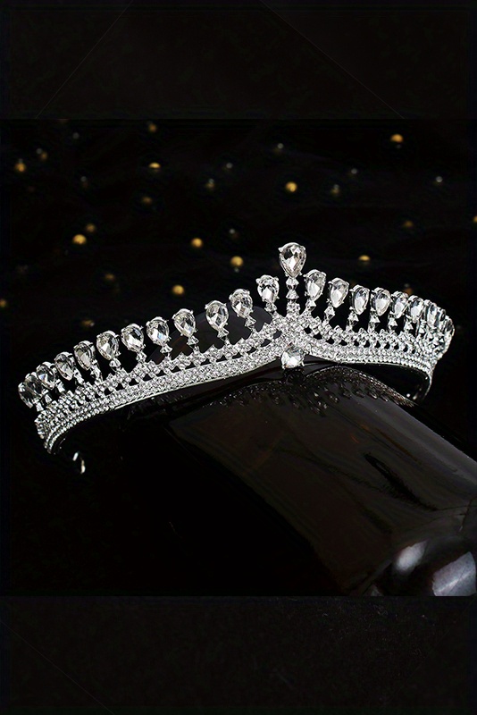 Rhinestone Tiara Crystal Princess Crown Girls Queen Tiara - Temu