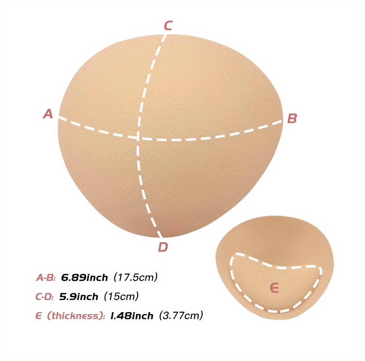Reusable Bra Insert Pads Invisible Anti convex Chest - Temu Canada