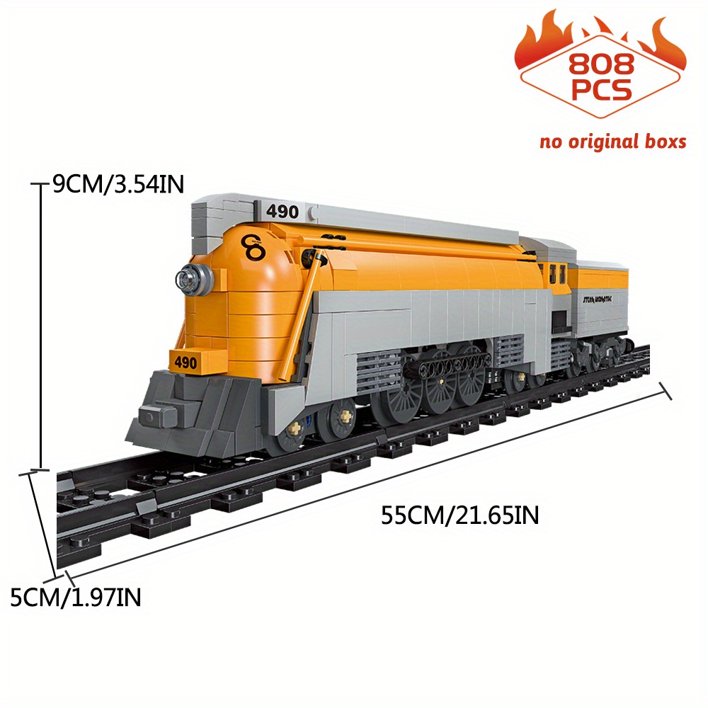 59021 Ideas Transportaion Vehicle Lecomotive Steam Train - Temu