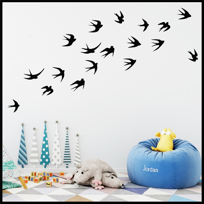 Creative Bird Vinyl Wall Sticker Home Wall Decor Murals - Temu