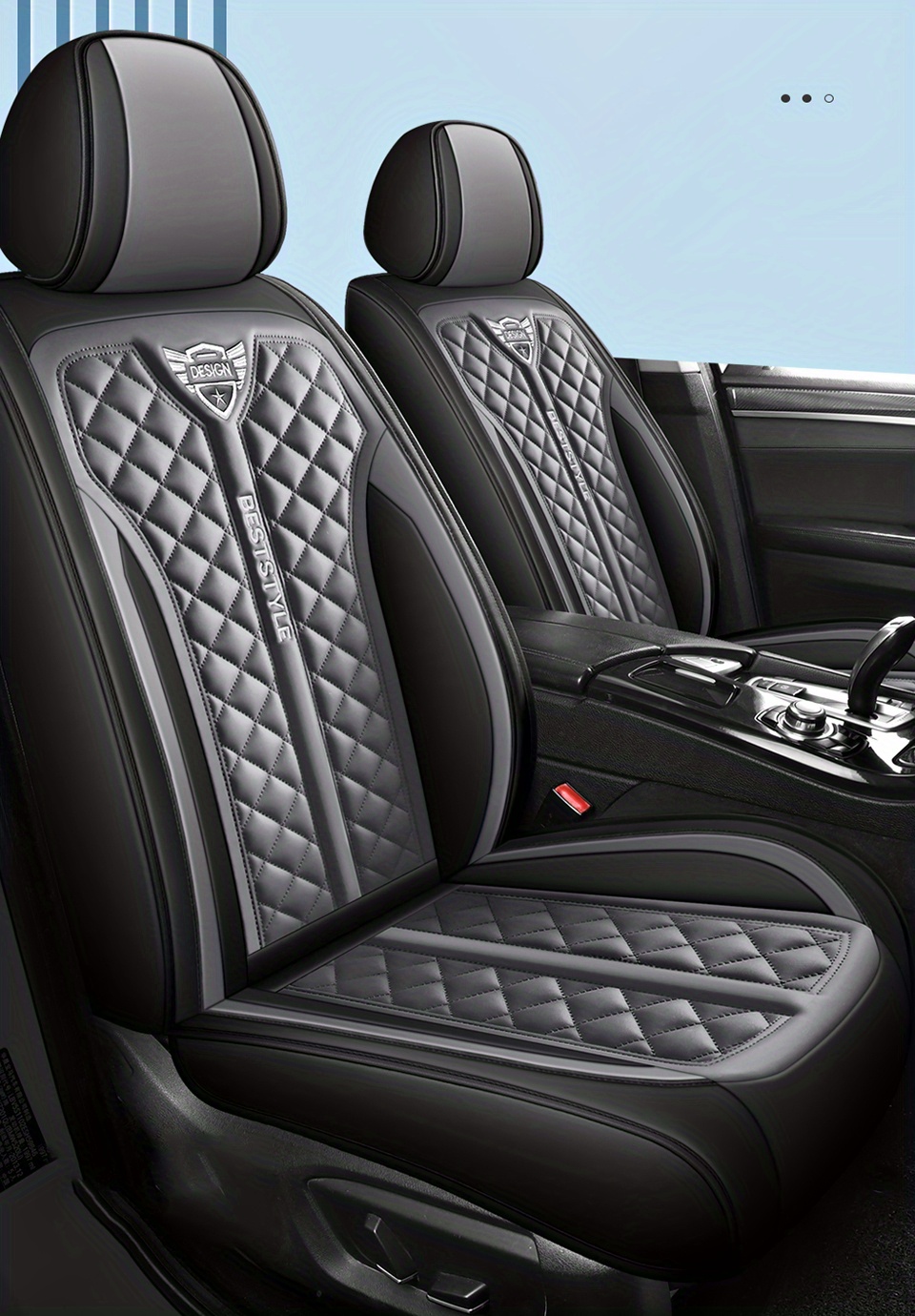 Universal Motors Car Seat Cover Luxury Men's Seat Cushion Pu - Temu