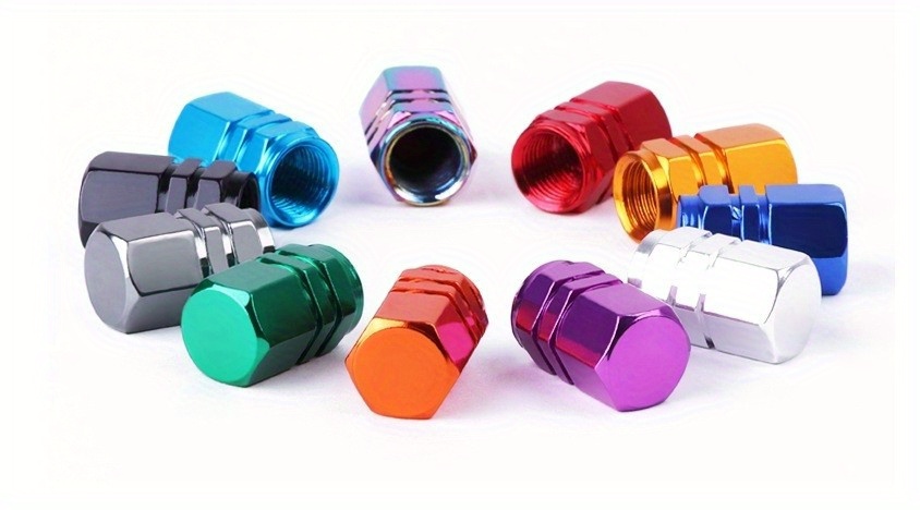 High Quality Aluminum Alloy Colored Hexagon Tire Caps - Temu New Zealand