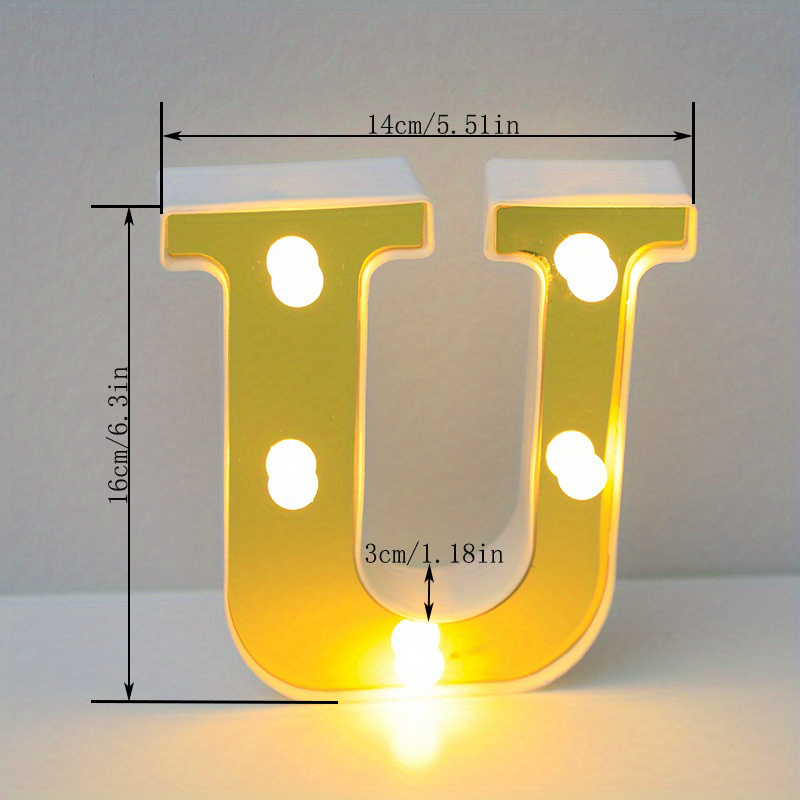 Led Letter Light String 26 Letter Light - Temu United Kingdom