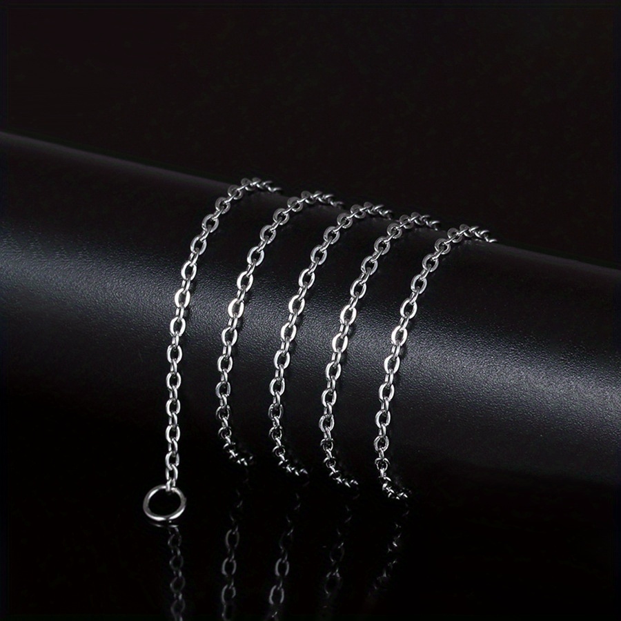 Stainless Steel Round Cross Chain Necklace Fashionable - Temu United ...