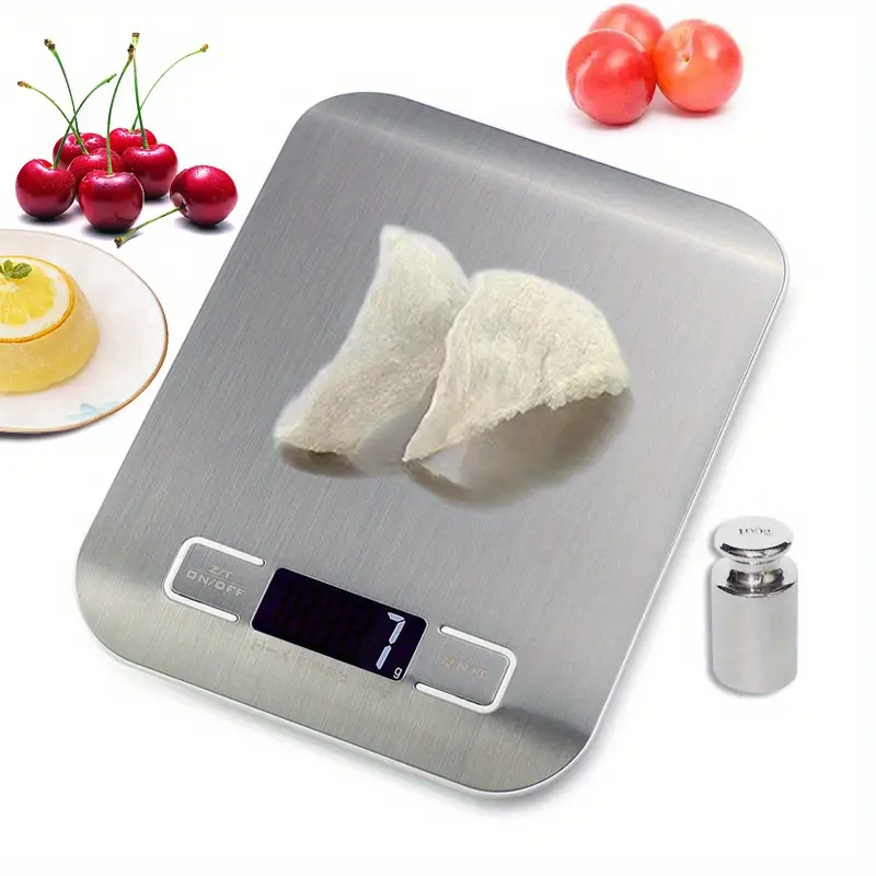식품 저울 주방 저울 고기 굽는 식품 저울 그램 온스 파운드 ~ 11파운드1g 5kg 스테인리스 스틸 지 Temu Korea