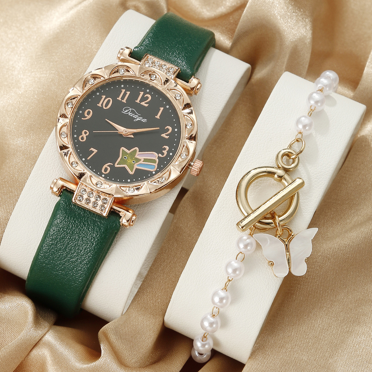 Women's Watch Cute Shooting Star Quartz Watch Luxury - Temu United Kingdom