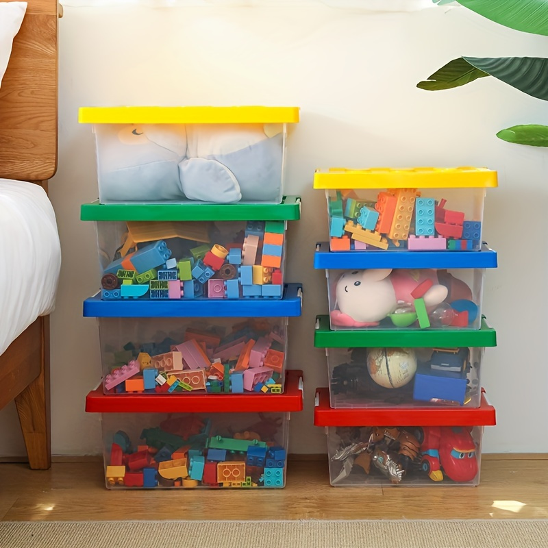 Building Block Type Storage Box Plastic Toys Organizer - Temu United ...