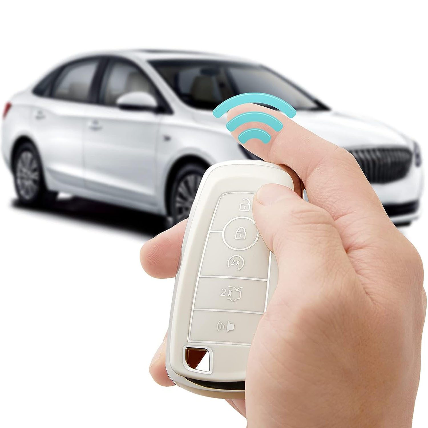 Ford Key Fob Cover Keychain Full Protection Key Case - Temu United Kingdom