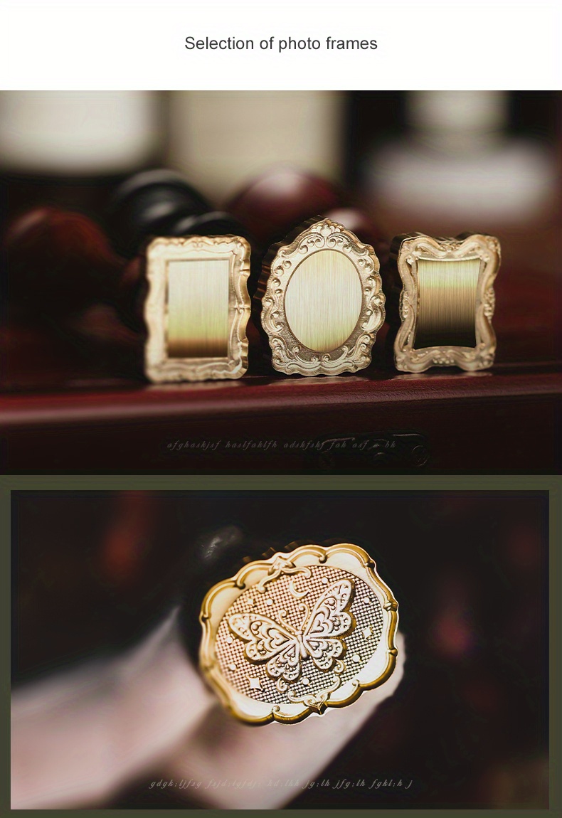 Irregular Relief Stamp Head Vintage Photo Frame Series - Temu Australia