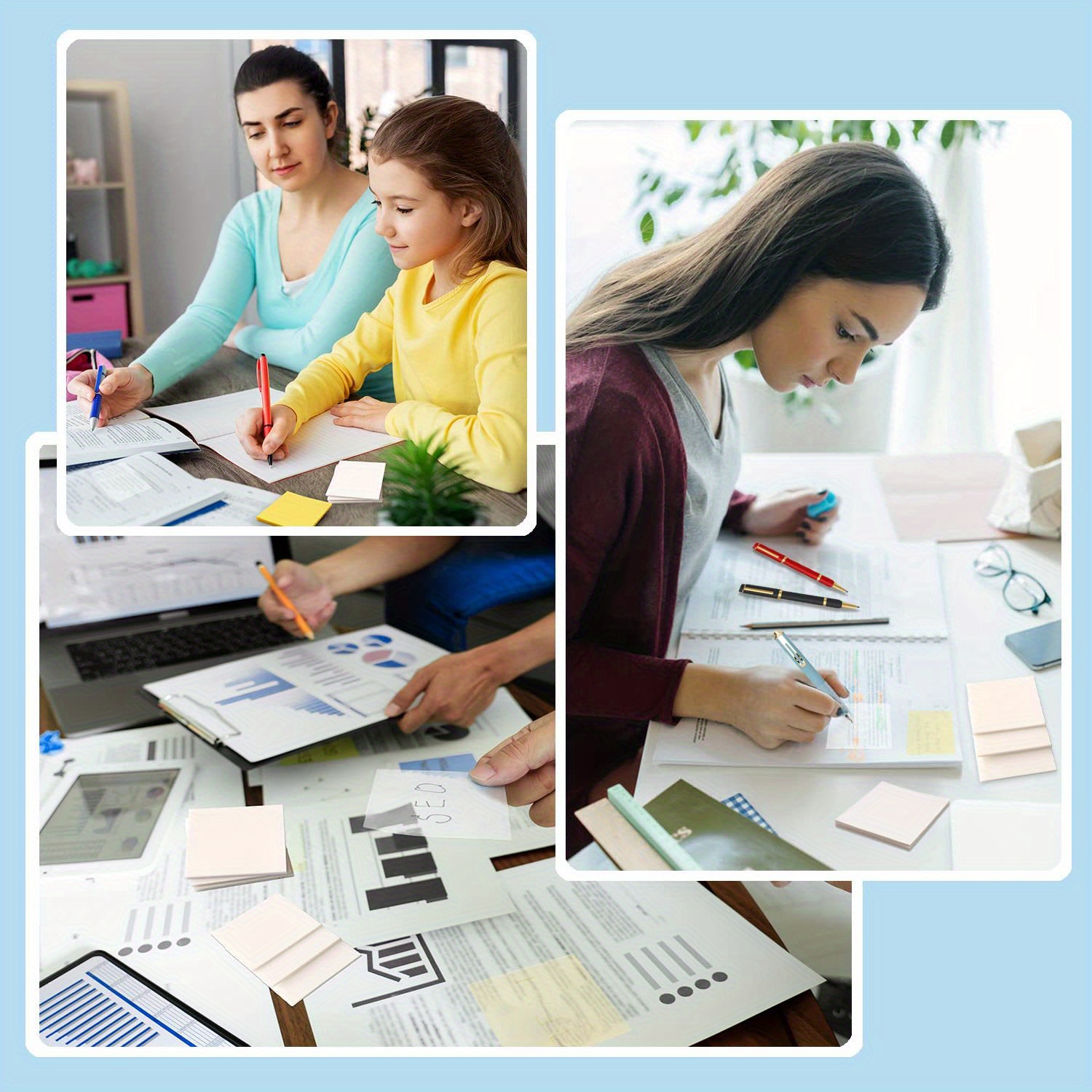 Pad /pad Simple Transparent Tearable Sticky - Temu Australia