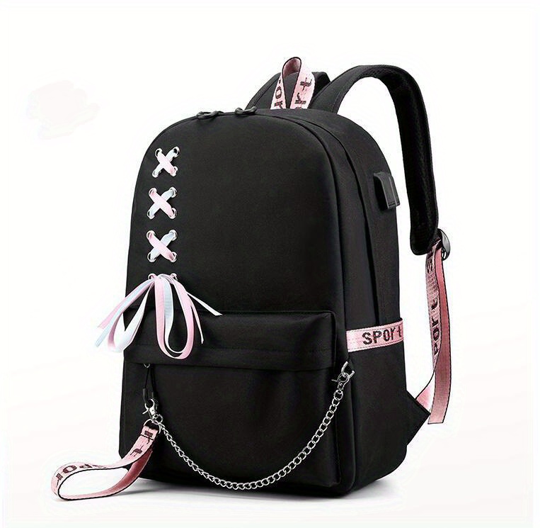 Large Capacity Backpack Women Men Laptop Backpacks School - Temu