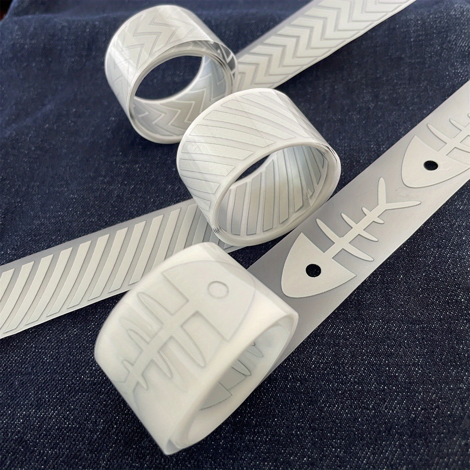 1 m/39 tommer Sikkerhedsreflekterende Webbing Glow In The - Temu Denmark