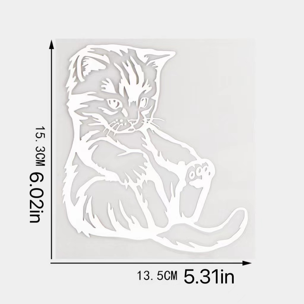 anime stickers cute cat rear end trim stickers - Temu Philippines